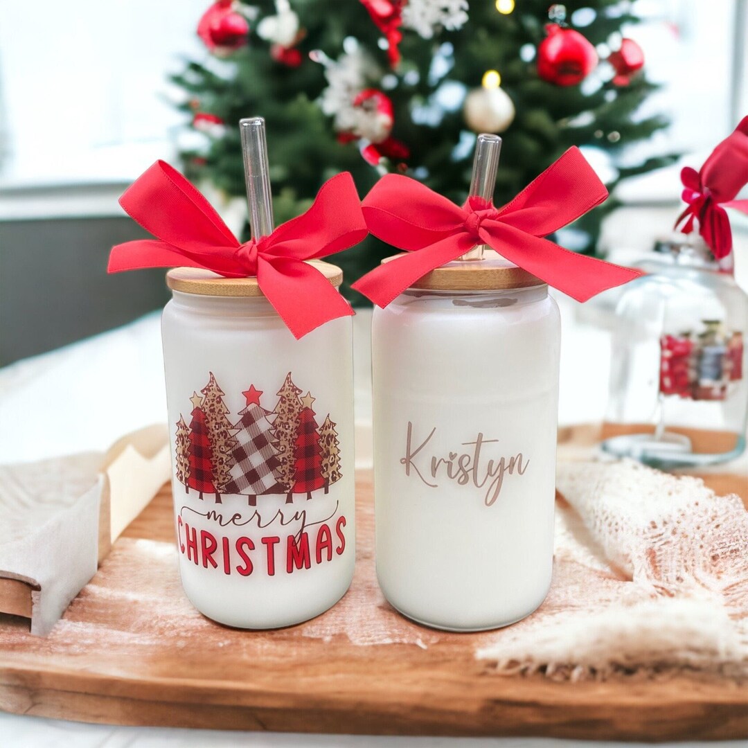 Christmas Tumbler, Merry Christmas, Christmas Iced Coffee Cup ...