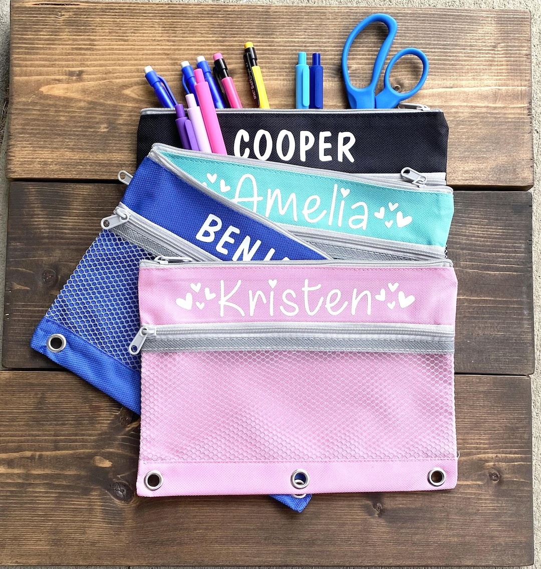 Personalized Kids Pencil Case, Pencil Case for Kids, Girls Pencil Case ...