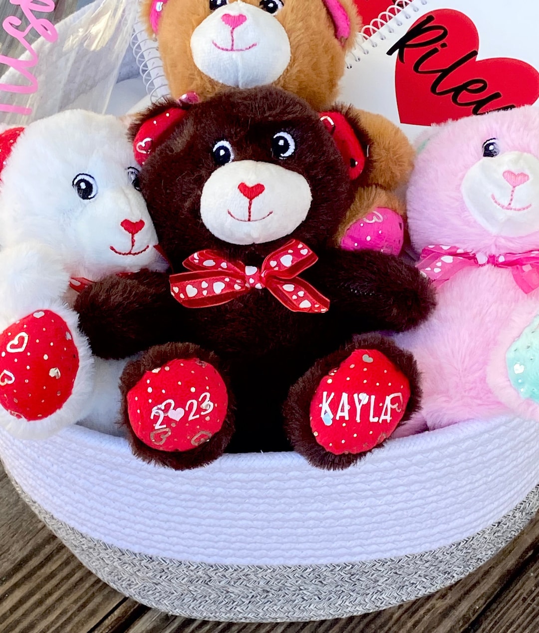 Valentine's Bear, Personalized Valentine's Bear, Valentine's Gifts for ...