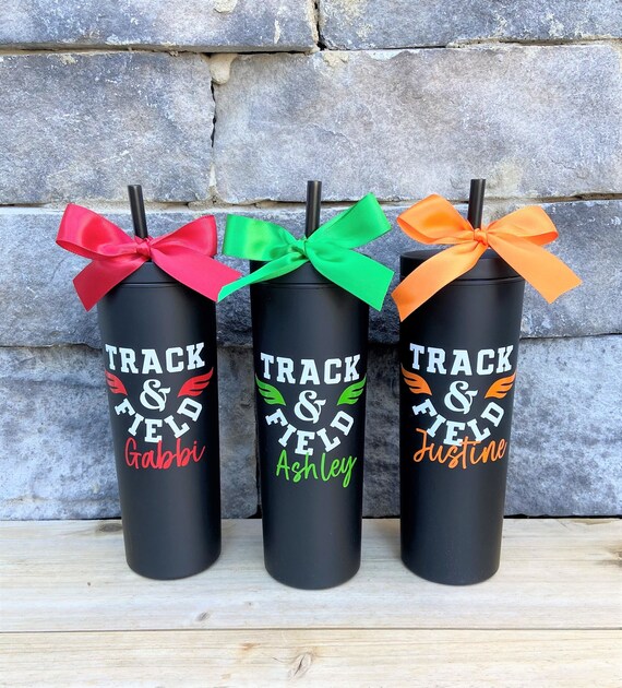 Track and Field Tumbler Girls Track Team Track Team Gift - Etsy