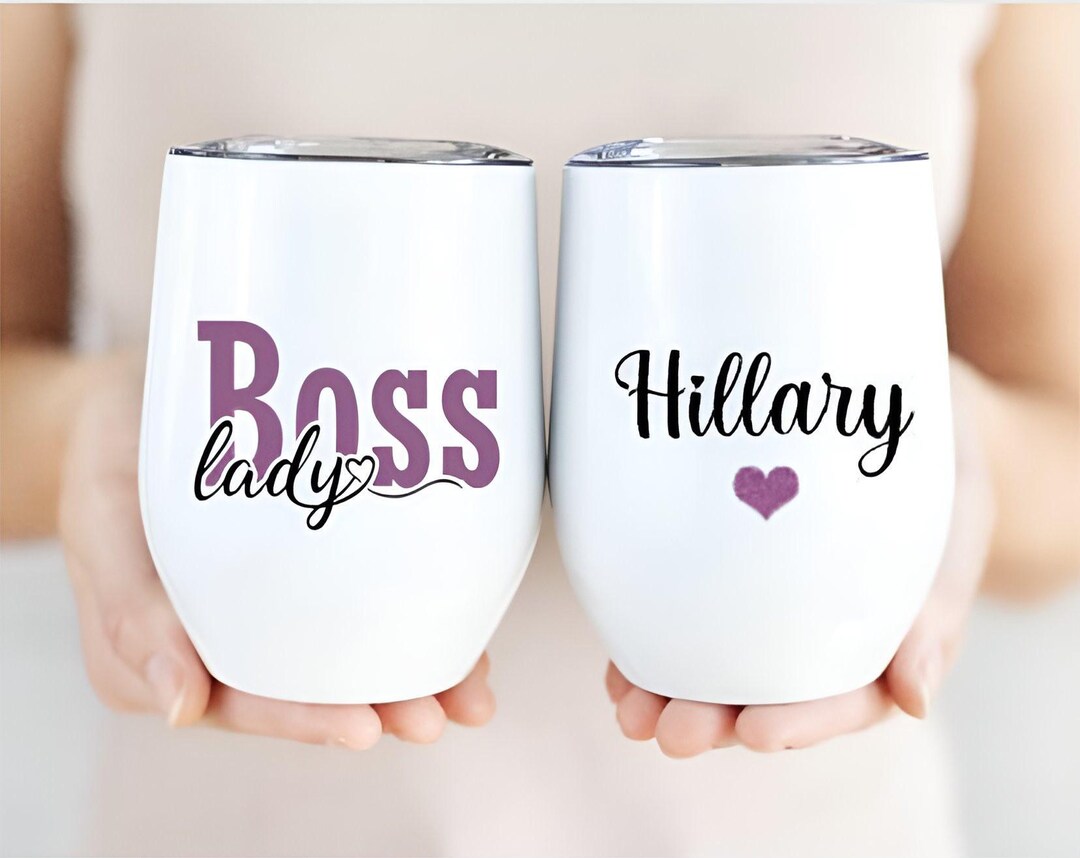 Boss Lady Wine Tumbler, Personalized Boss Lady Wine Tumbler, Gift for ...