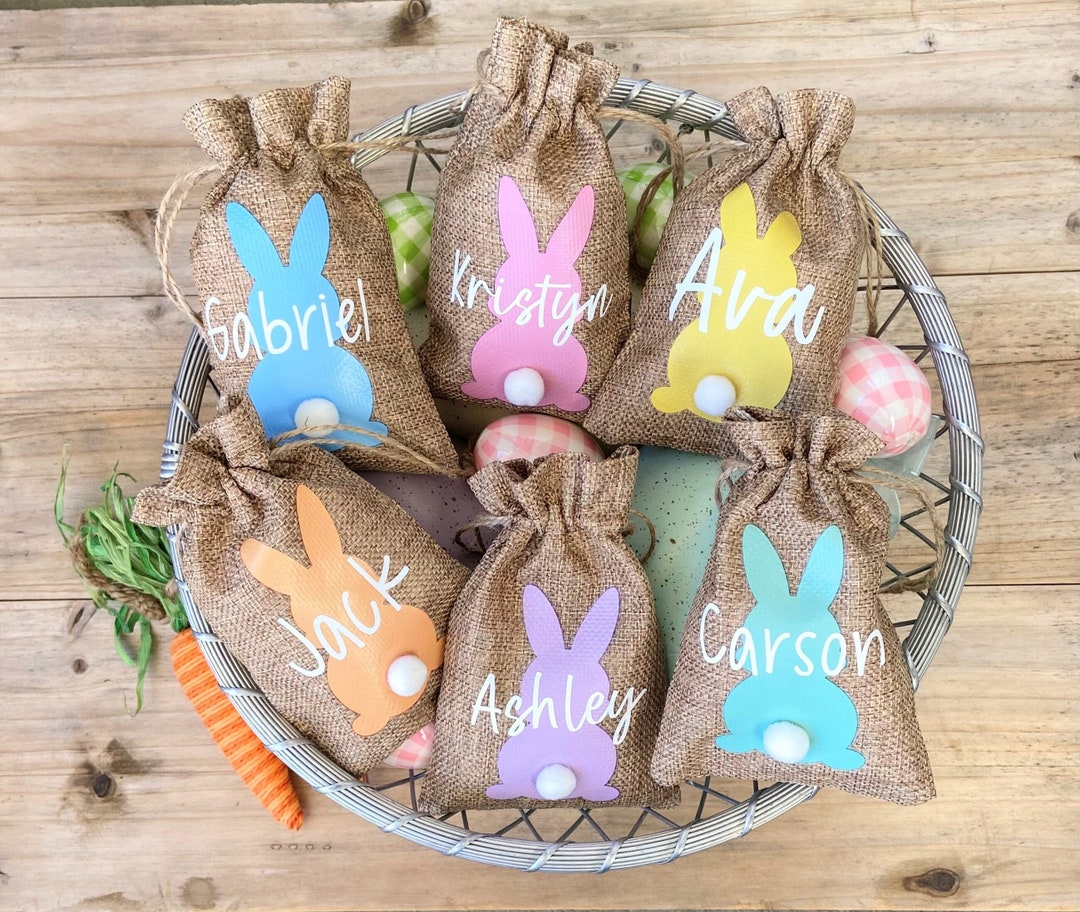 Easter Treat Bags, Easter Gift for Kids, Personalized Easter Treat Bags ...