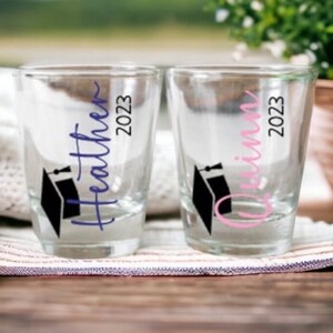 Graduation Favors, Graduation Shot Glasses, Class of 2023 Gifts ...