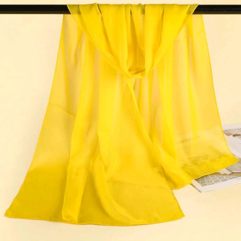 Yellow Scarf - Etsy