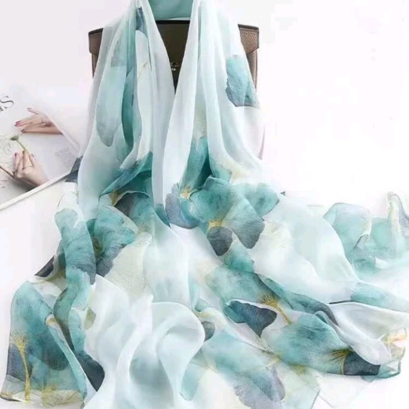 Polyester Floral Scarf - Etsy UK