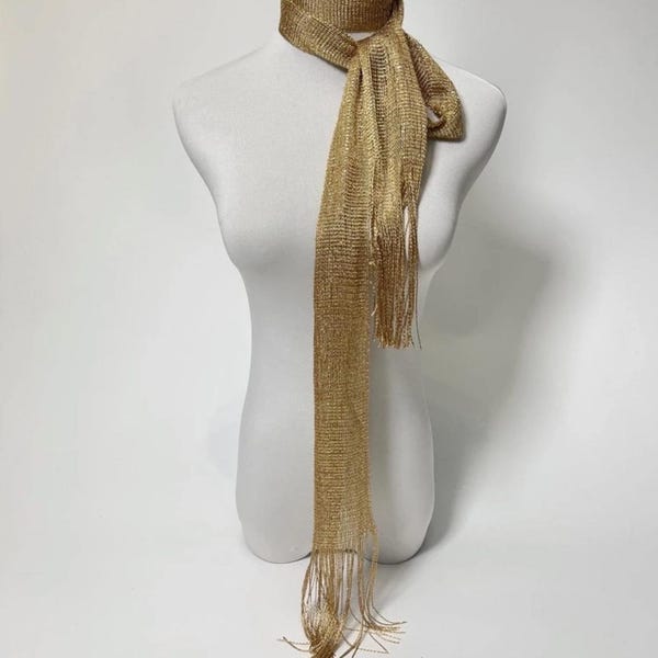 Metallic Scarf - Etsy