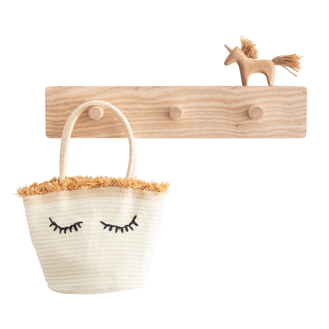 Jumbo Peg Rail Solid Ash Wooden Peg Rack Wall Mounted - Etsy
