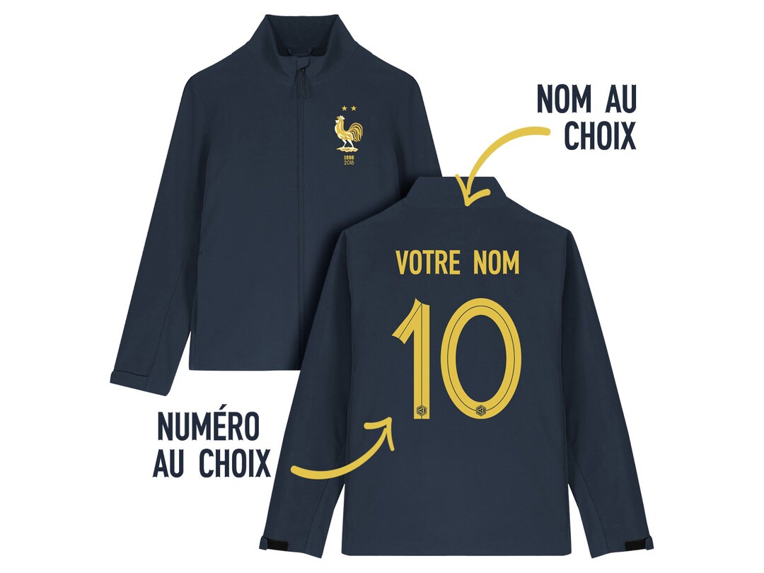Softshell French Team 2022 2023 Customizable Adult Jacket - Etsy