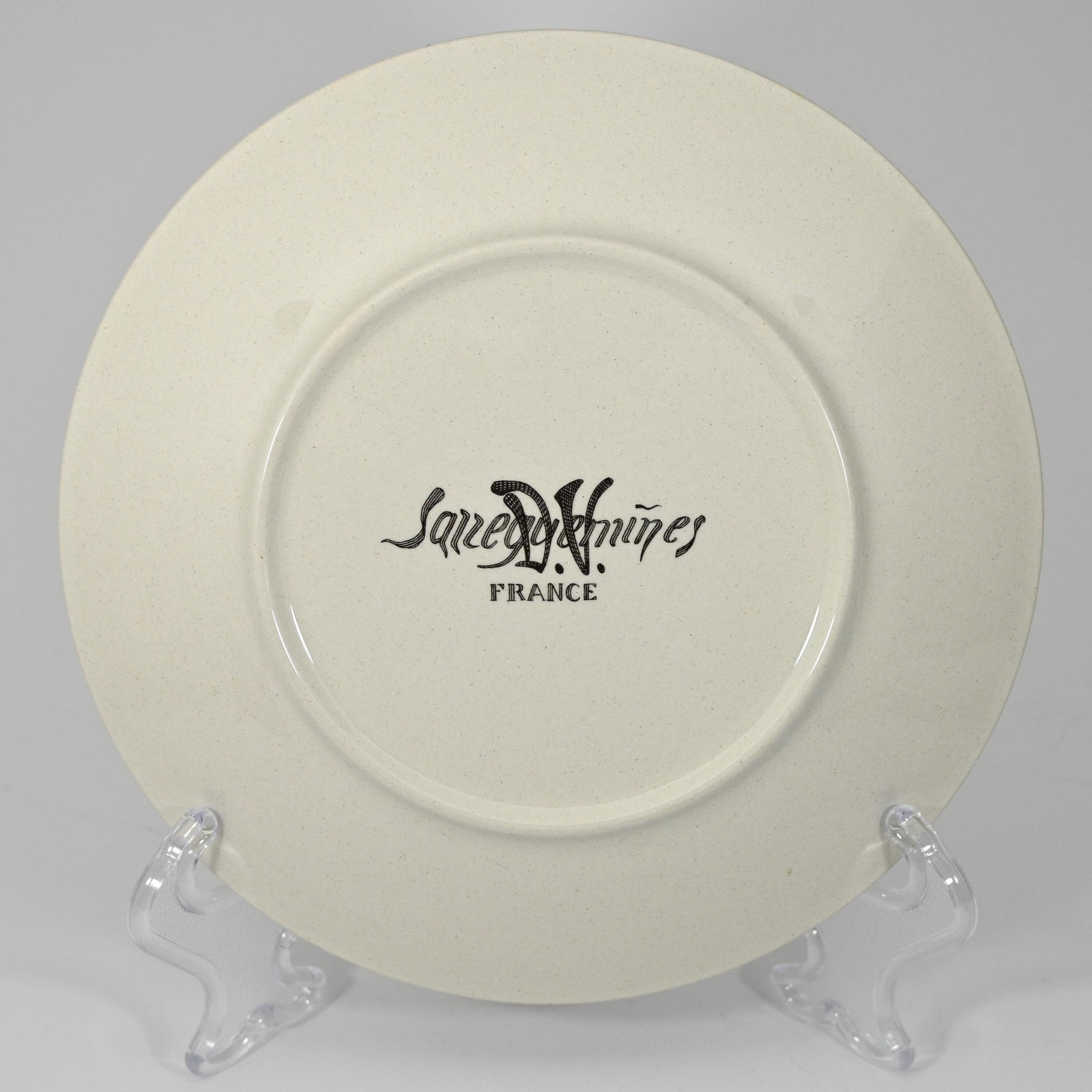 1930s Rare Comic Collectible Plate Sarreguemines France | Designer ...