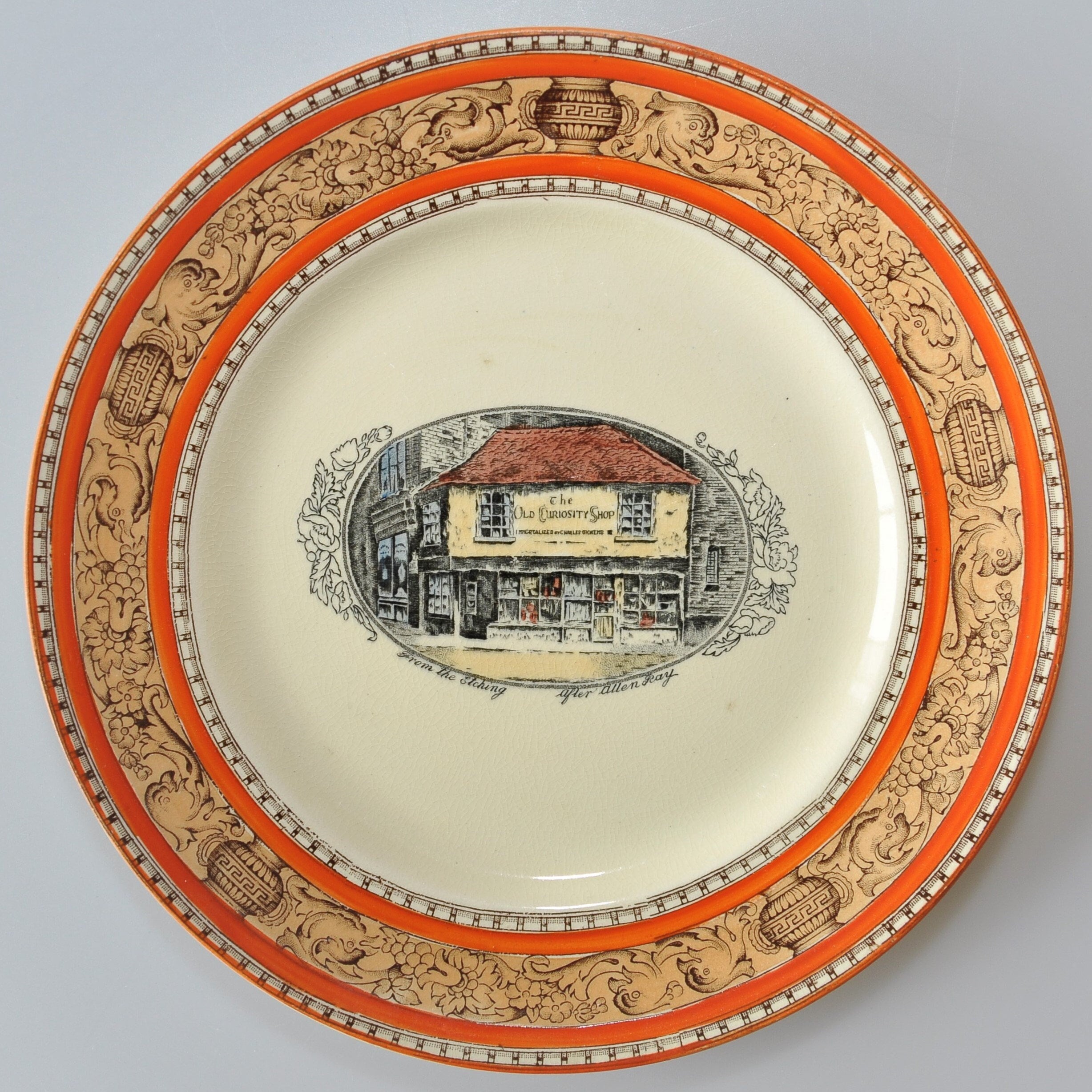 1920s CHARLES DICKENS Collectible Plate Adams Tunstall Enland - Etsy