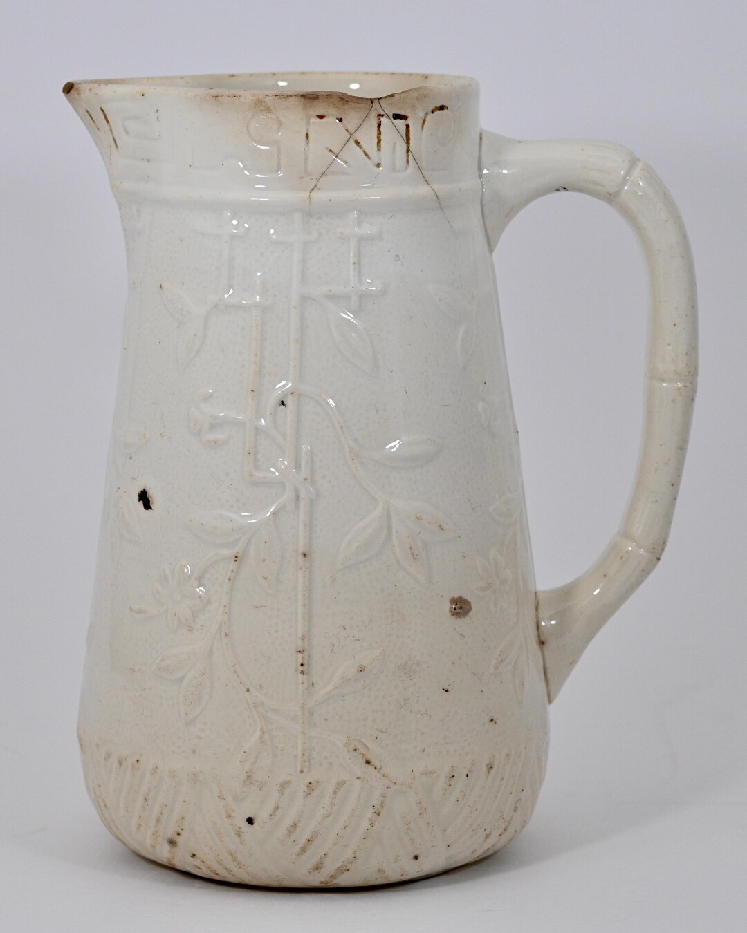 Antique Faience Jug / Pitcher - KUZNETSOV K.P.M.DREYLINGSBUSCH Germany ...