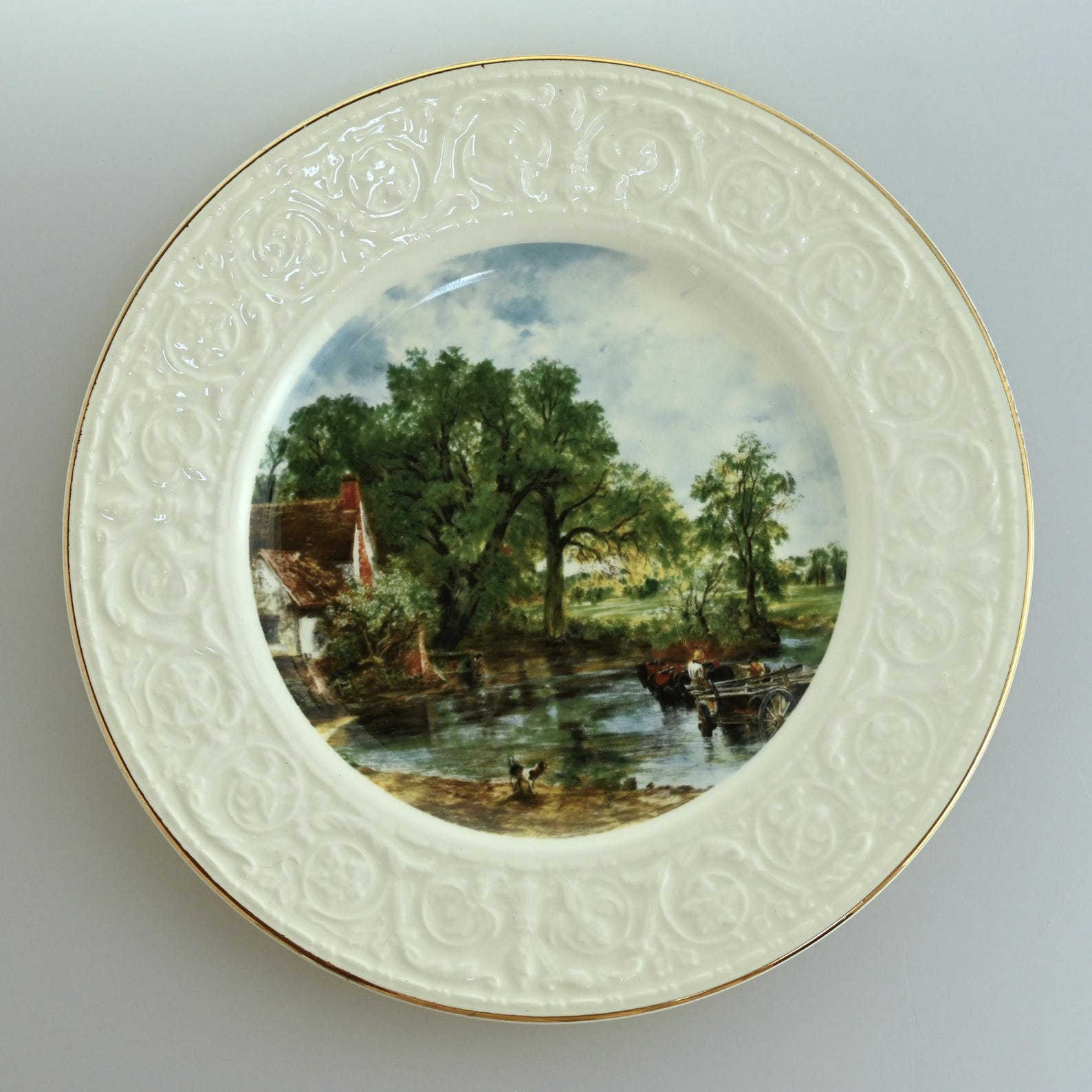 1985th JOHN CONSTABLE Two Collectible Wall Plates Burleigh England - Etsy