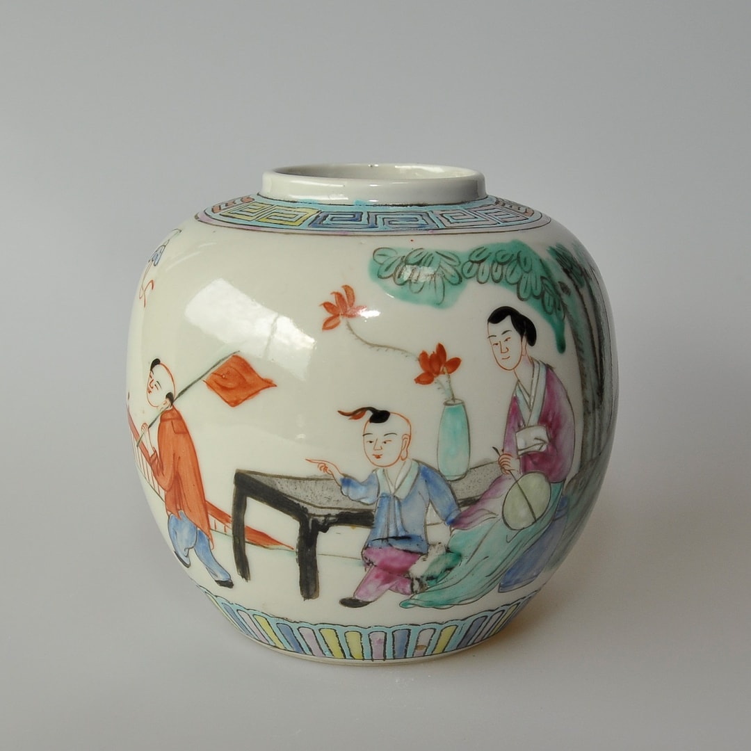 Ginger Jar - Jiangxi Zhen Pin China 1950s - Etsy