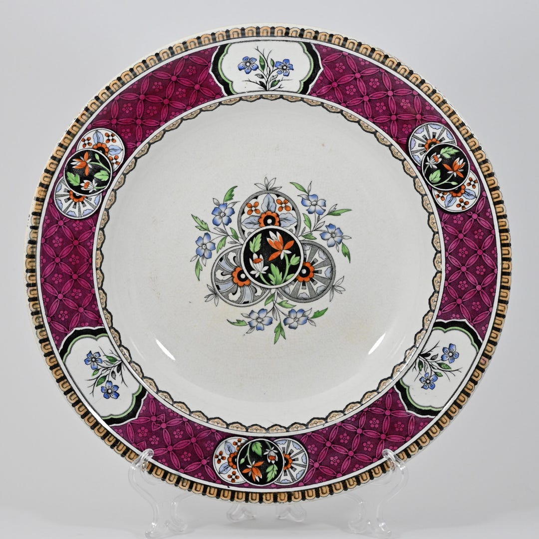 Antique Collectible Plate - Designer John Wadsworth - MINTON England ...