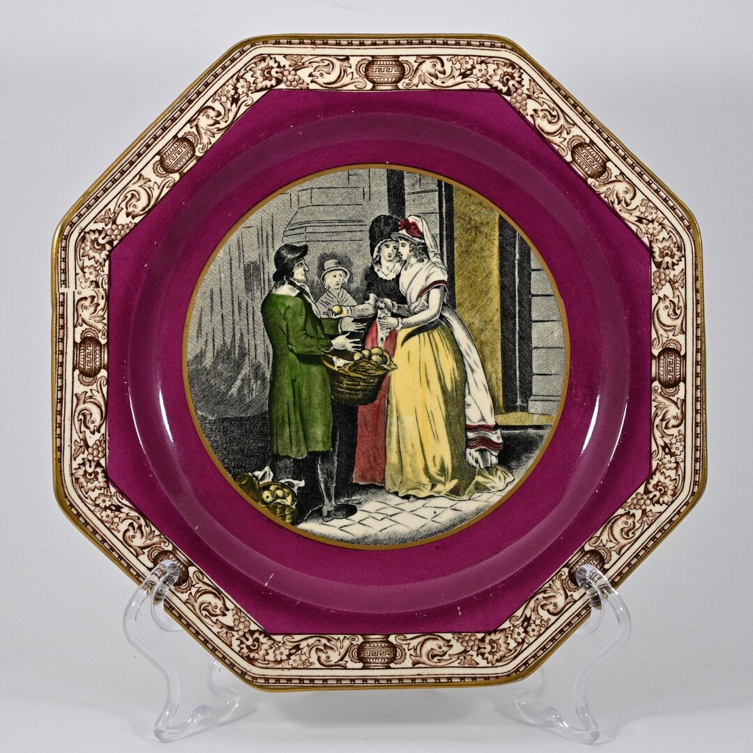 1940s CRIES OF LONDON Collectible Plate Adams Tunstall England - Etsy