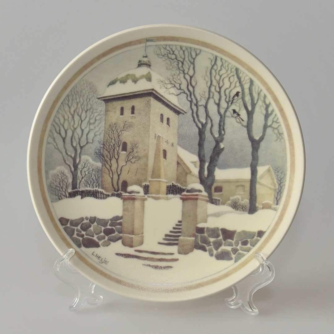 Finnish Collectible Plate - Lennart Helje's Painting - ARABIA Finland ...