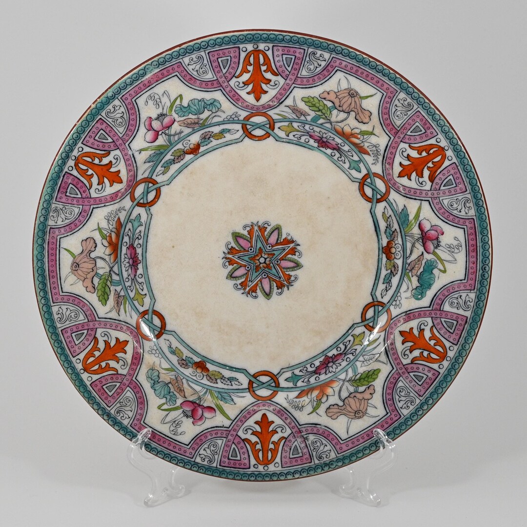 1870s Rare Antique Collectible Plate BROWNFIELD England - Etsy