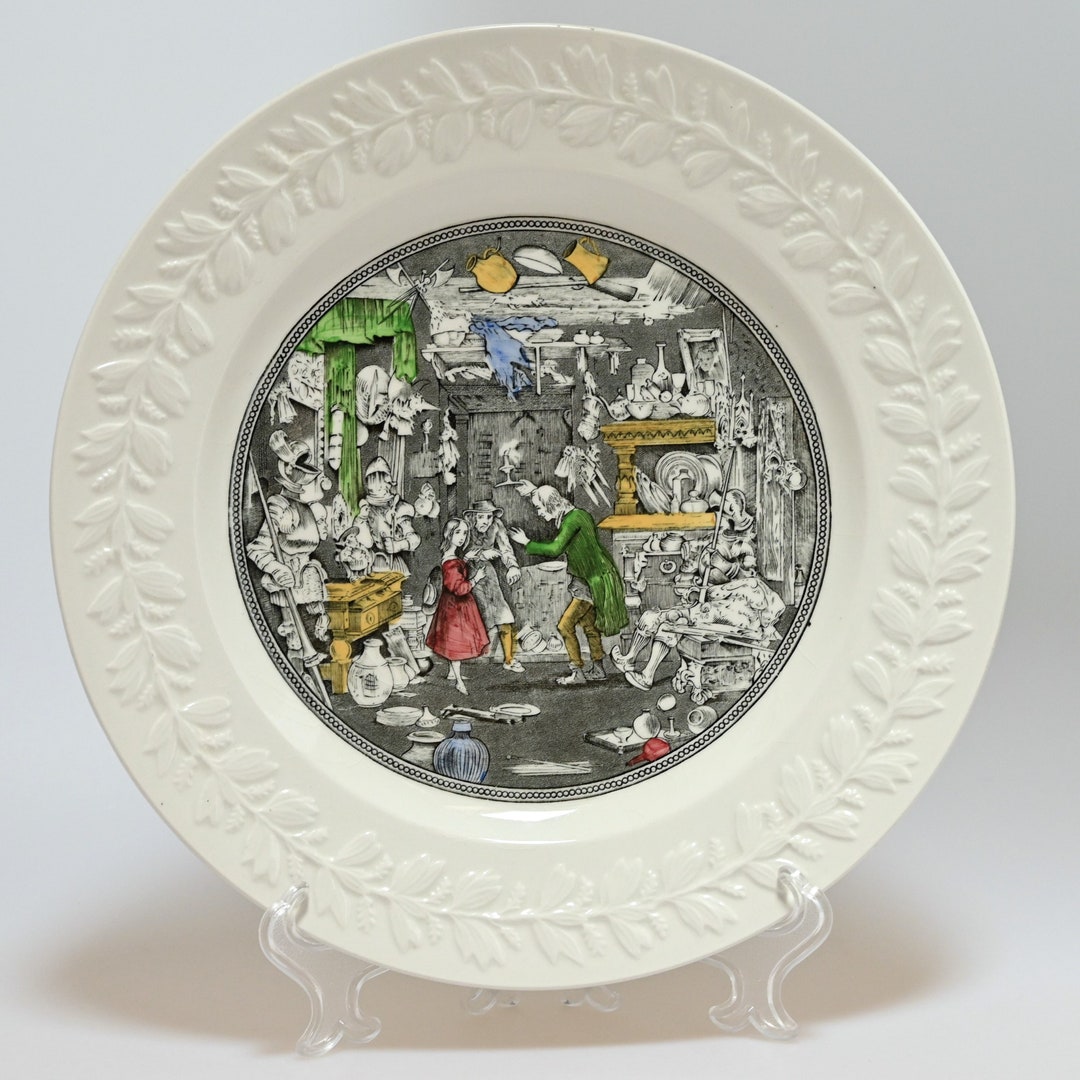 1980s CHARLES DICKENS NOVELS Collectible Plate Adams Tunstall England ...