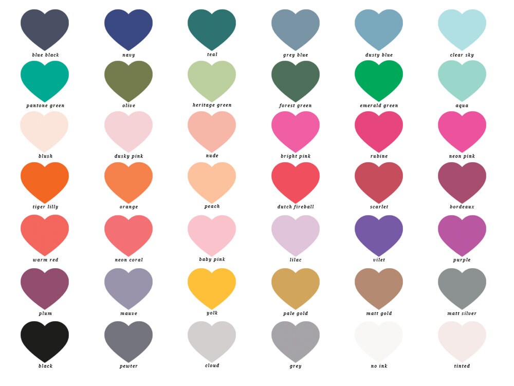 HEART CLIPART / Digital Icons / Icon Vectors / Clipart / Icon ...