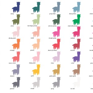 Llama CLIPART / Digital Icons / Icon Vectors / Clipart / Llama / Icon ...