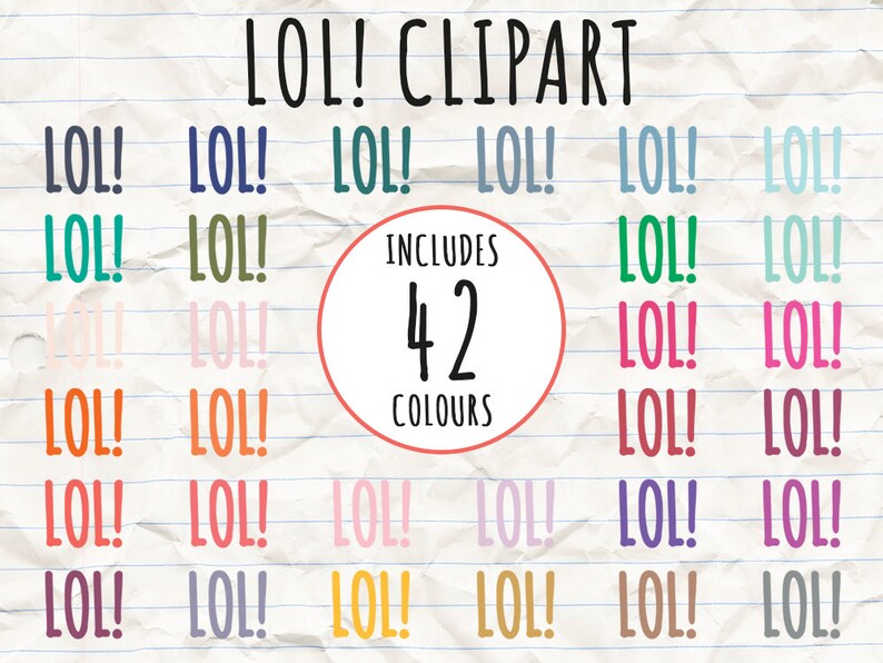LOL CLIPART / Digital Icons / Icon Vectors / Clipart / Icon / Scrapbook ...