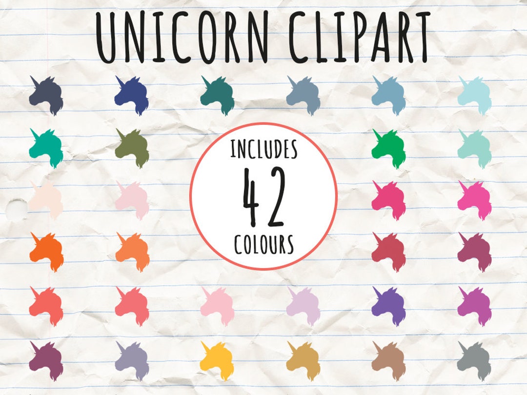 UNICORN CLIPART / Digital Icons / Icon Vectors / Clipart / Icon ...