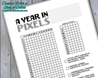A Year in Pixels - Etsy