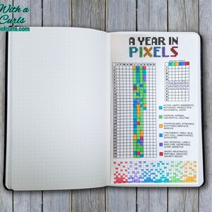 A Year in Pixels Bullet Journal-printable Pages - Etsy
