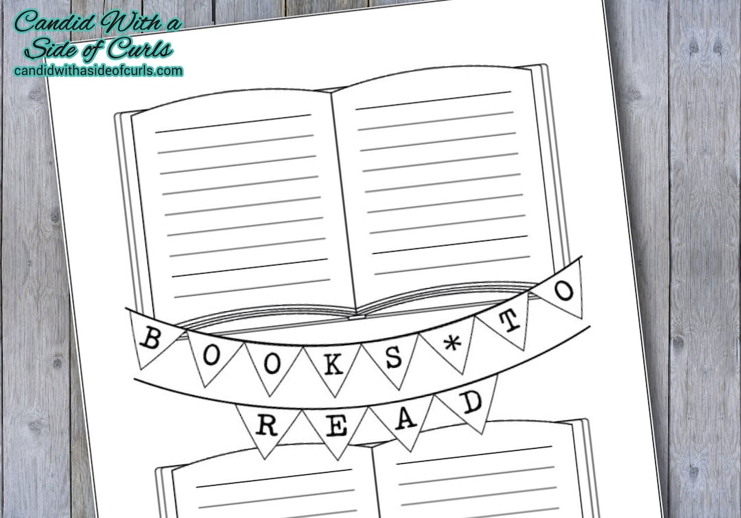 Books to Read Bullet Journal Printable Pages - Etsy