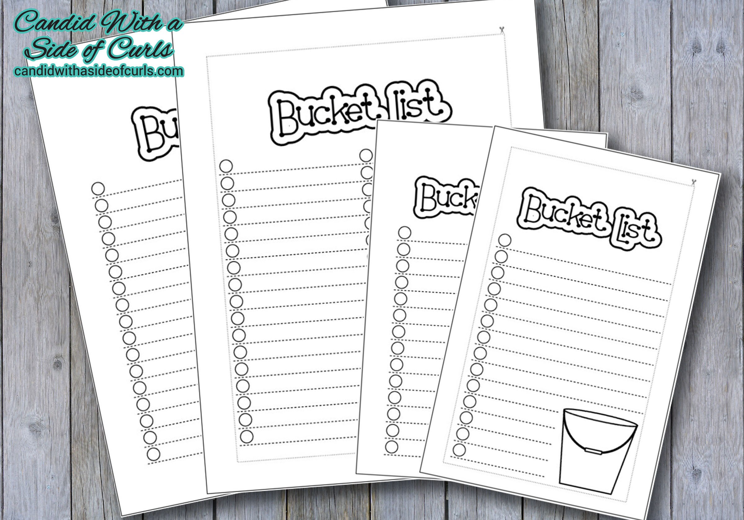 Bucket List Bullet Journal Printable Pages - Etsy