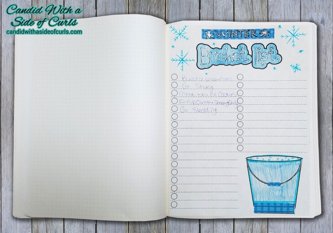 Bucket List Bullet Journal Printable Pages - Etsy