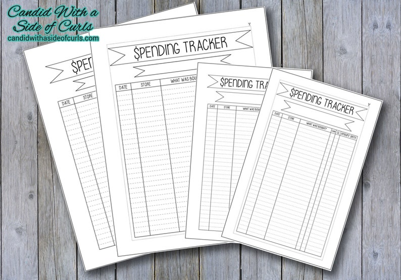 Spending Tracker Bullet Journal Printable Pages - Etsy