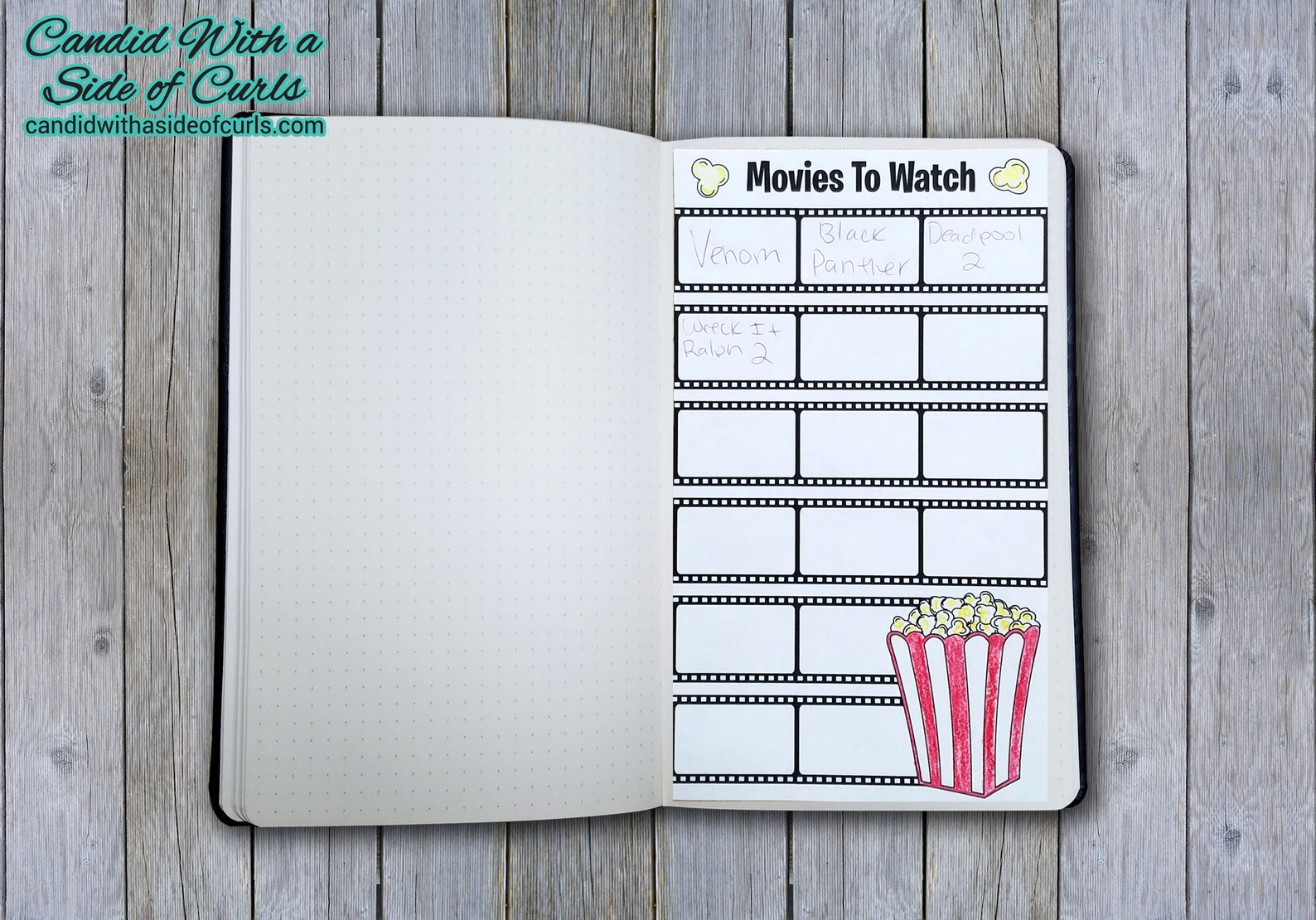 Movies to Watch Bullet Journal Printable Pages - Etsy