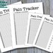Pain Tracker Bullet Journal-printable Pages - Etsy