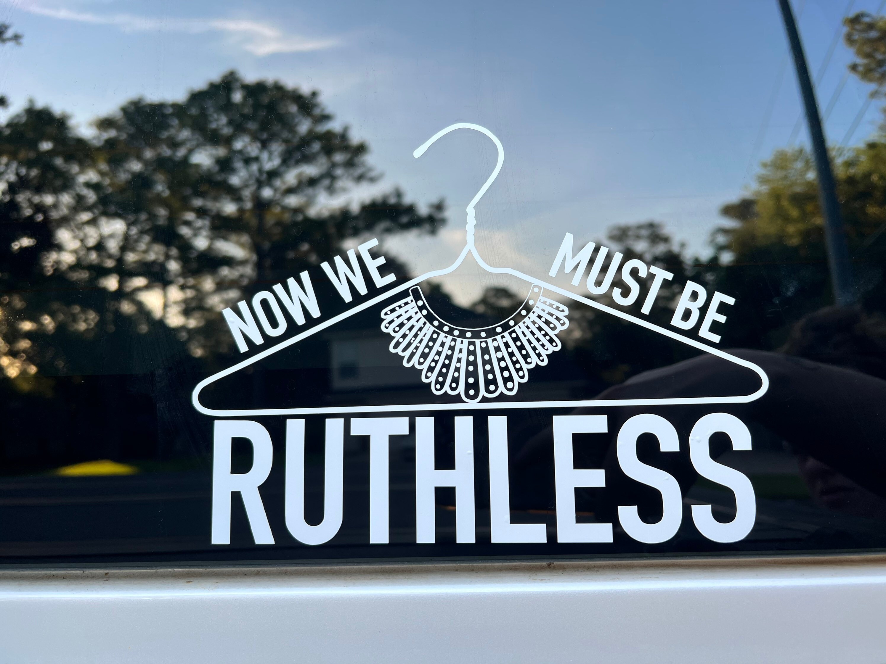 Now We Must Be Ruthless Decal - Etsy
