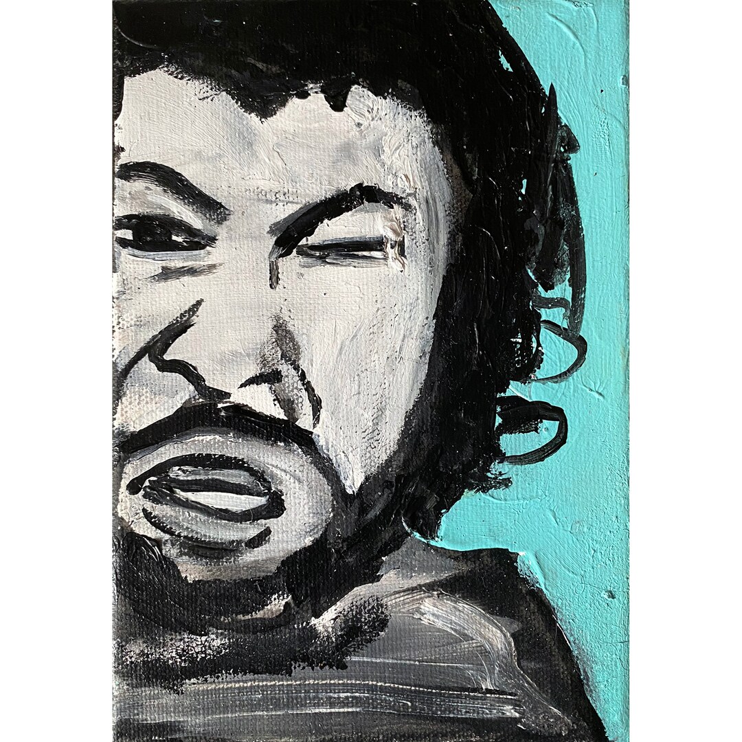 Mr. Saito Acrylic on Canvas 5x7in - Etsy