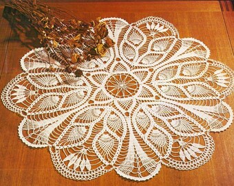 Crochet Table Center - Etsy