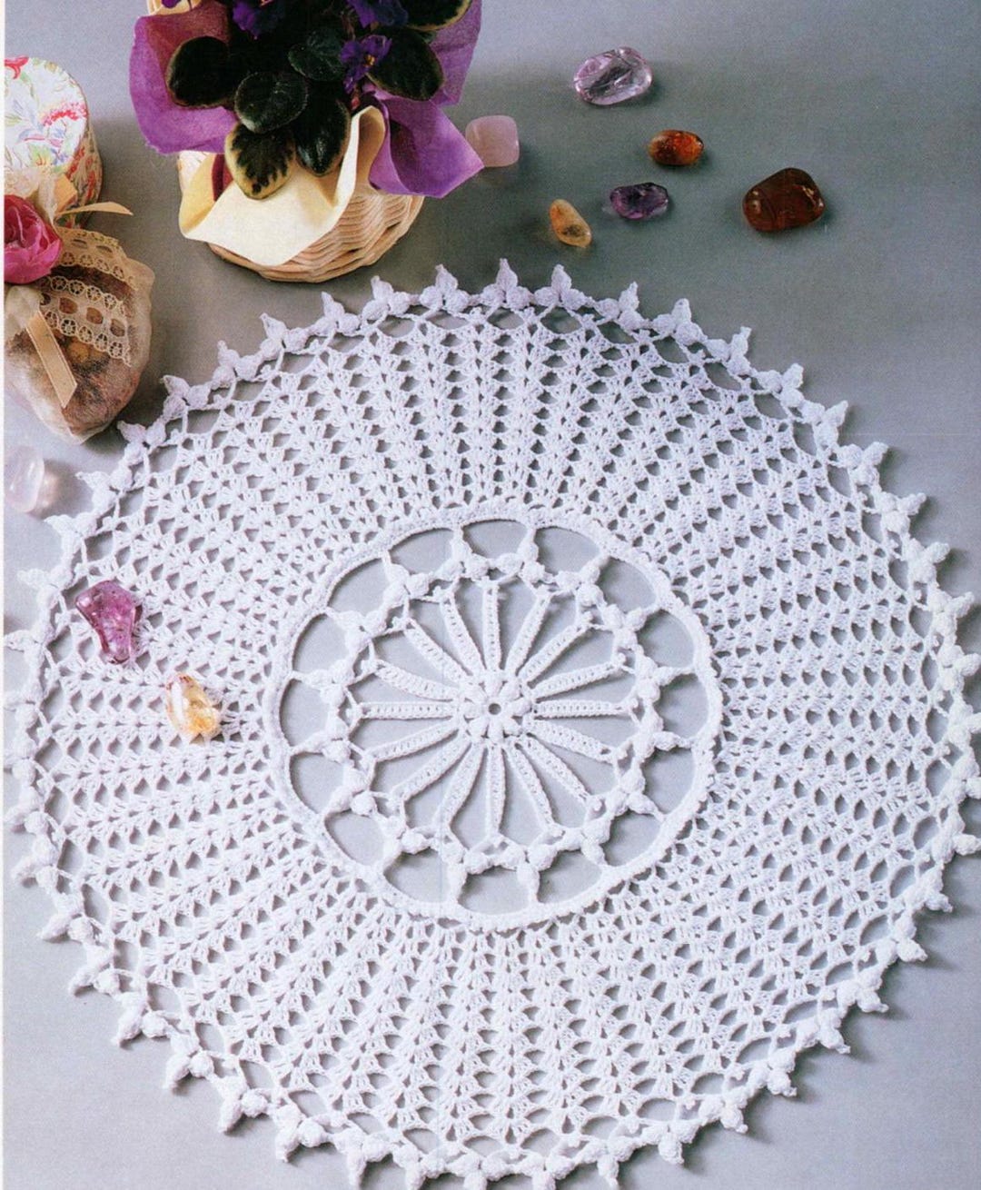 Intimate Circle Doily Pattern Vintage Crochet Patterns Instant Download ...