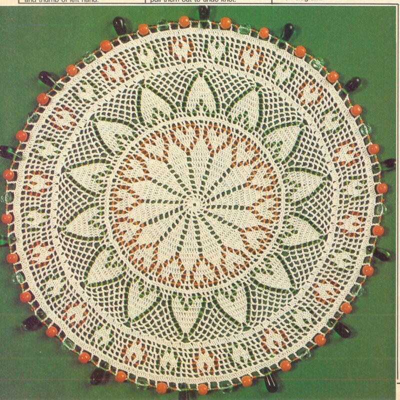 Beaded Doily Pattern - Etsy