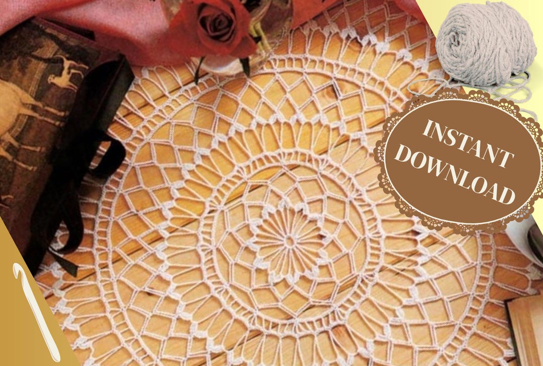 Gossamer Doily Pattern - Vintage Crochet Patterns - Instant Download ...