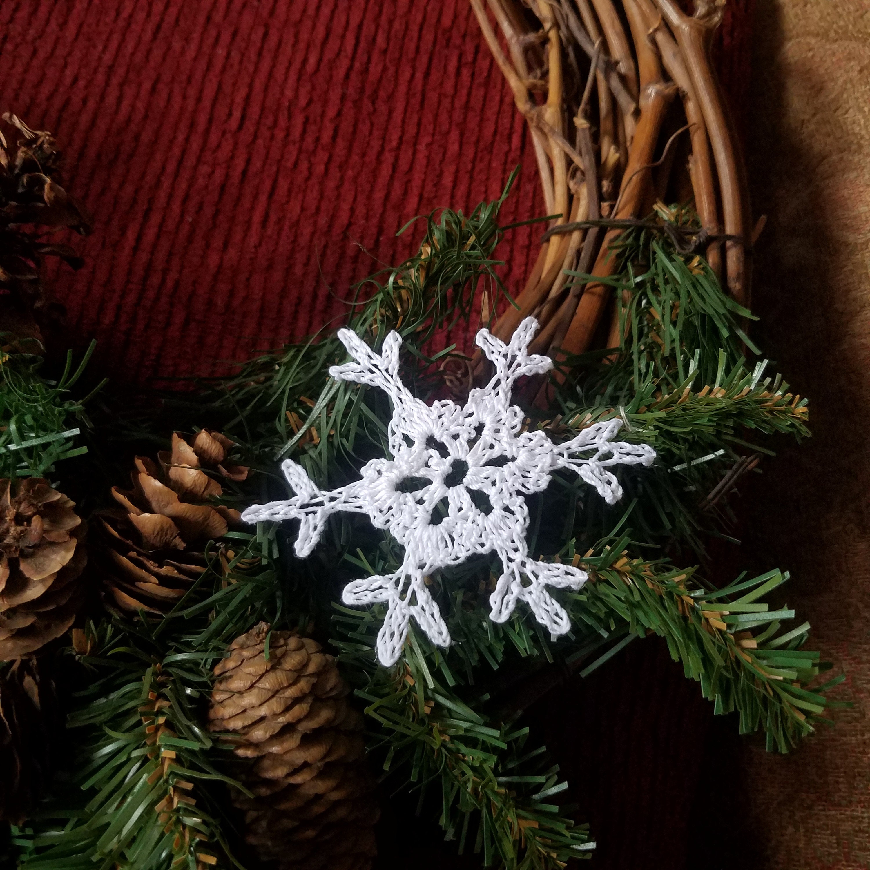 Five Crochet Snowflake Patterns Quick and Easy Snowflake - Etsy