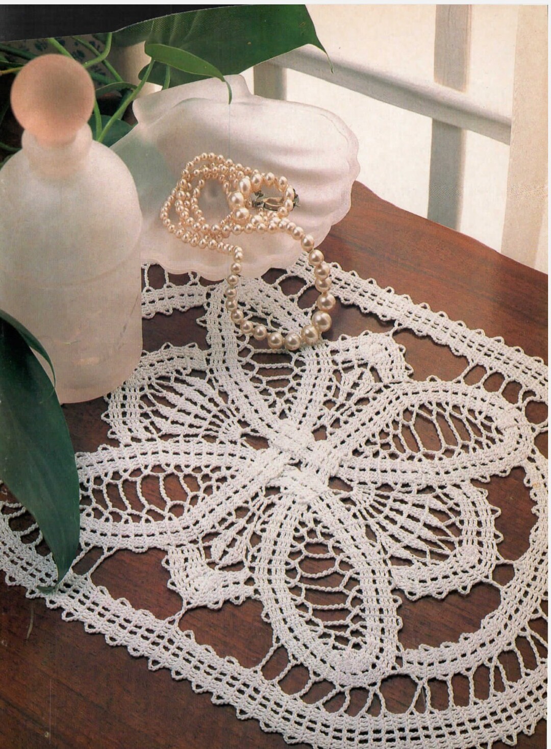 Bruges Lace Loops Crochet Doily - Vintage Crochet Doily Pattern ...