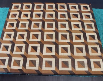 Illusion Cutting Board | Etsy