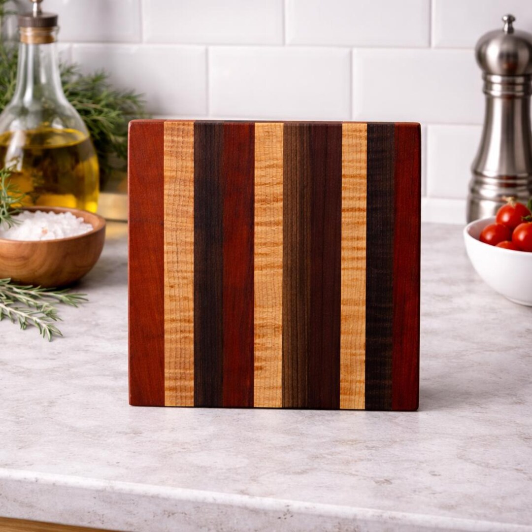 Handcrafted Small Wood Board - Artisan Cutting Board - Charcuterie ...