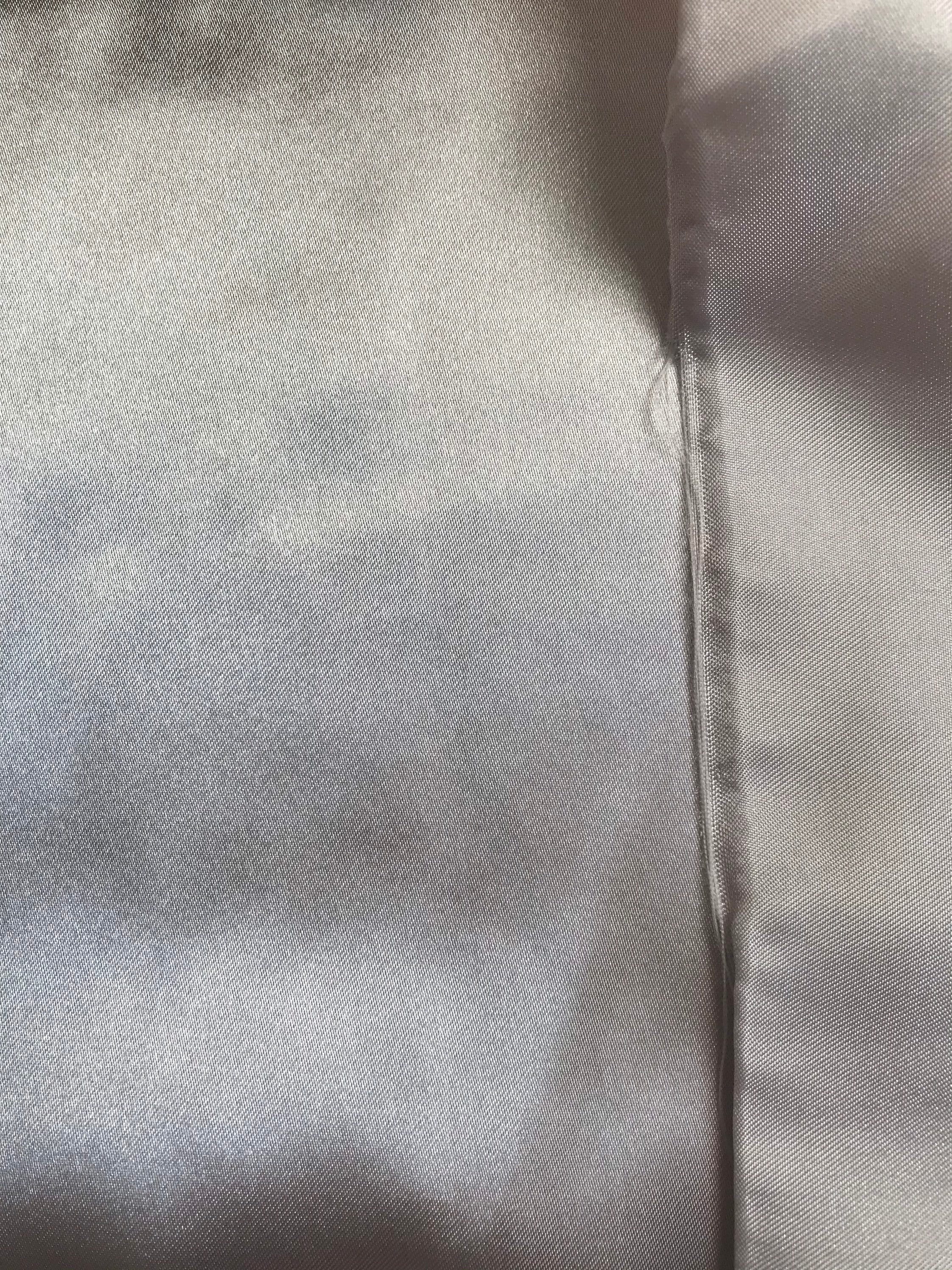 Shiny Silver Soft Twill Fabric Perfect for Dresses and - Etsy