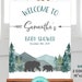 Winter Baby Shower Welcome Sign, Editable Baby Its Cold Outside Welcome ...