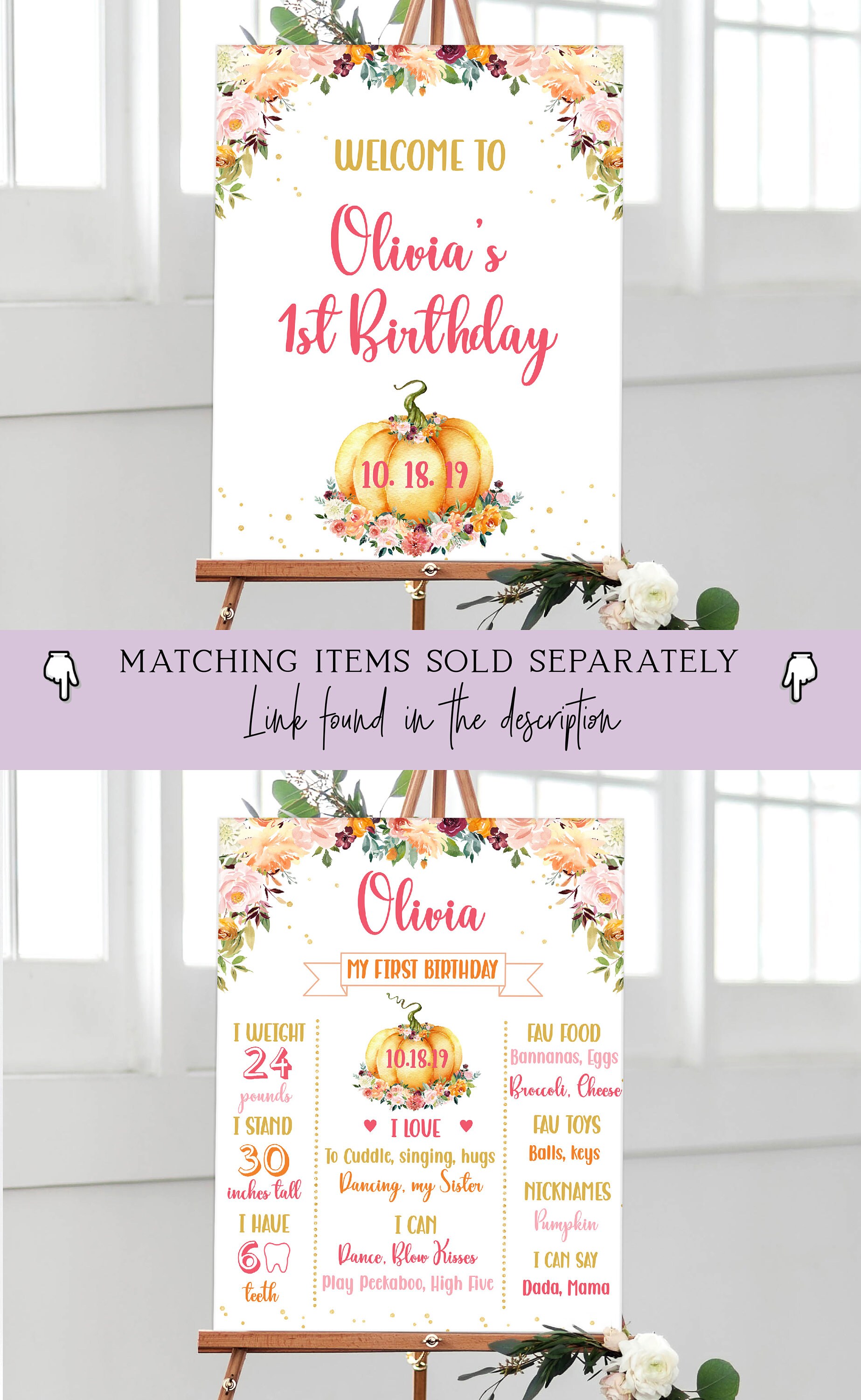 Editable Pumpkin Food Label Tents Card Template Fall Pumpkin - Etsy