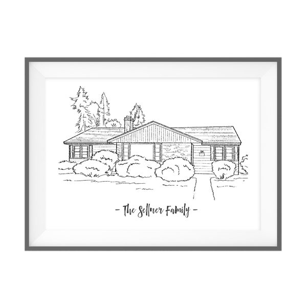 Shop Custom House Drawing Online - Etsy