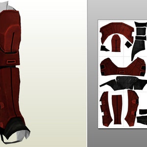 Bat Sidekick Sparrow Origins Pepakura Cosplay Foam Templates Pattern - Etsy