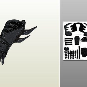 Future Bat Cosplay Gauntlet Pepakura Templates - Etsy